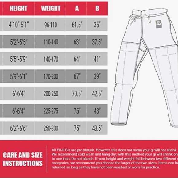 FUJI | Pants | Fuji Bjj Gi Pants Black Cotton Size Ao | Poshmark